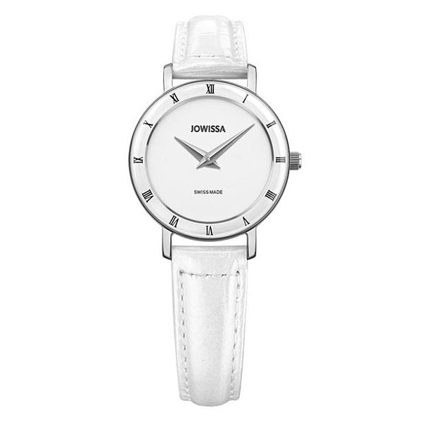 [サイズ]フェイス：（約）26mm(リューズを除く)[色]ダイヤル：ホワイトケース：シルバーストラップ：ホワイト[素材]風防：ミネラルクリスタルケース：ステンレススチールストラップ：レザー[ムーブメント]クォーツ[防水]5気圧防水[備考][...