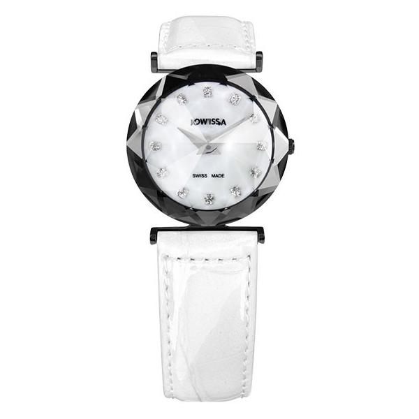 ※素材の特性上、光の当たり方や見る角度によってダイヤル・風防の見え方が異なり、写真と実際の柄・色合いが異なる場合がございます。[サイズ]フェイス：（約）29mm(リューズを除く)[色]ダイヤル：ホワイトケース：ブラックストラップ：ホワイト[...