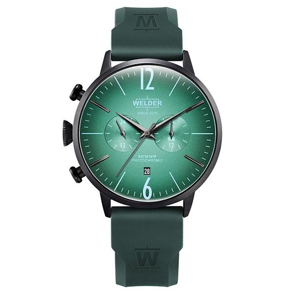 [サイズ]フェイス：約φ45mm（リューズ除く）[色]ケース：ブラックストラップ：ダークグリーン[素材]ケース：ステンレススティール（PVD）風防：フォトクロミック加工ミネラルガラスストラップ：ラバー[ムーブメント]クォーツ[防水]5気圧防...