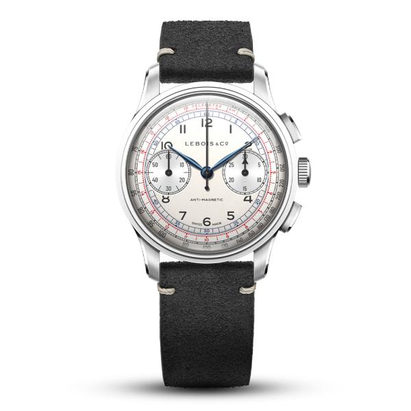 [サイズ]フェイス：約φ39mm×D10.5mm（リューズ除く）[色]ダイヤル：シルバーケース：シルバーストラップ：ブラック[素材]ケース：ステンレススチール風防：内側無反射コート ドーム型サファイアクリスタルストラップ：レザー[ムーブメン...