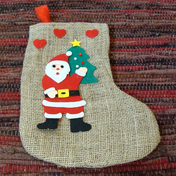 ドイツ・キマール社のクリスマスにぴったりな大きなサンタクロースの靴下です。