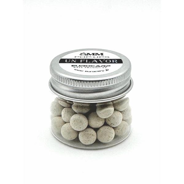 8mm ポップアップ − アンフレーバー（Unflavoured）あえて人工的な香料を排除したアンフレーバー仕様の8mmポップアップです。強い匂いでアピールするのではなく、ベースミックスに含まれる天然由来成分・アミノ酸・可溶性タンパク質の溶...