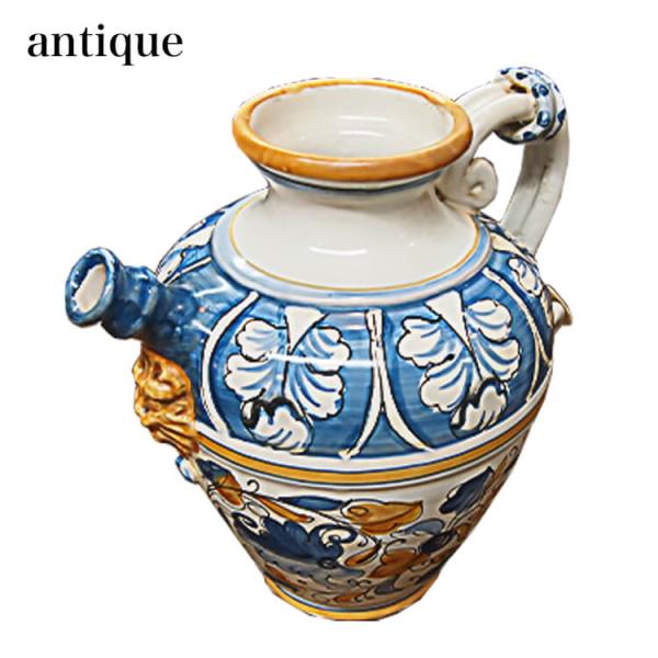 ギリシャ・ローマ時代からのデザイン■サイズ：(mm):約：φ270×H260■色：絵付け■材質：陶器■送料送料無料(北海道・沖縄・離島は別途料金がかかりますので、メールにてお知らせします。)