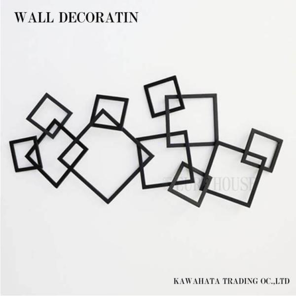 ウォールアートパネル壁飾り　【スクエア】■サイズ（cm）：（幅）99cm×（奥行）6cm×（高さ）46cm　（重量）1.4kg■カラー：※写真をご参照下さい。※若干の色合いが異なる場合がございます。予めご了承下さい。■材質：アイアン■送料：...