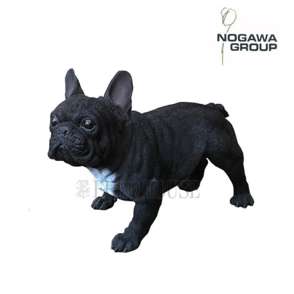野川農園 【 オーナメント フレンチブルドッグ(黒)  】■サイズ(cm)：約幅 50.5×奥行 23.5×高さ 33cm■カラー※画像を参照ください。■材質：ポリレジン製【ポリレジン製品の魅力】石像や陶磁器に比べて軽いので扱いやすいです。...