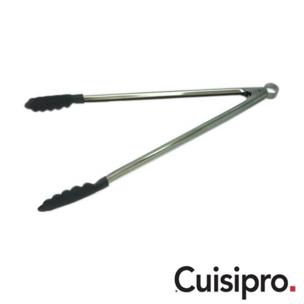 【ブランド】クイジプロ　Cuisipro【ブランド国名】カナダ【寸法】閉じた状態：453ｘ37ｘ36ｍｍ　　　　開いた状態：453ｘ37ｘ210ｍｍ【容量】【材質】ステンレス鋼、ナイロン【重量】184ｇ【原産国】中国【耐冷・耐熱温度】210℃