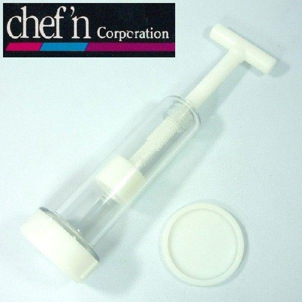 【ブランド】シェフィン　chef'n【ブランド国名】アメリカ【寸法】φ51ｘ153ｍｍ【容量】【材質】ポリカーボネート【重量】108ｇ【原産国】アメリカ【耐冷・耐熱温度】
