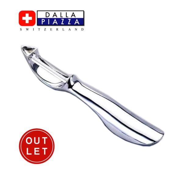 ダラピアッツァ、デコラのフルーツや、野菜の皮むきが楽なI型のピーラーです。【ブランド】ダラピアッツア　DALLAPIAZZA デコラ・シリーズ【ブランド国名】スイス【寸法】174x30x24ｍｍ（刃部38ｍｍ）【容量】【材質】亜鉛・ステンレ...