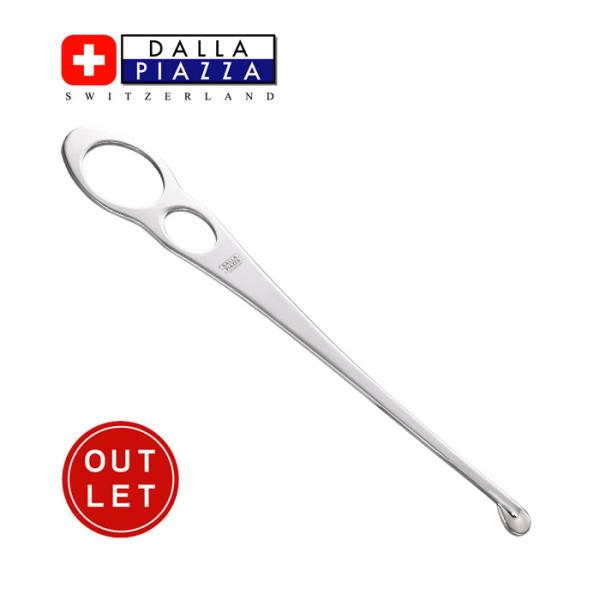 【ブランド】ダラピアッツア　DALLAPIAZZA デコラ・シリーズ【ブランド国名】スイス【寸法】245x36x6ｍｍ（素材の厚さ3.5ｍｍ）　　　　穴Ф27×Ф14【容量】【材質】ステンレス鋼【重量】50ｇ【原産国】中国【耐冷・耐熱温度】