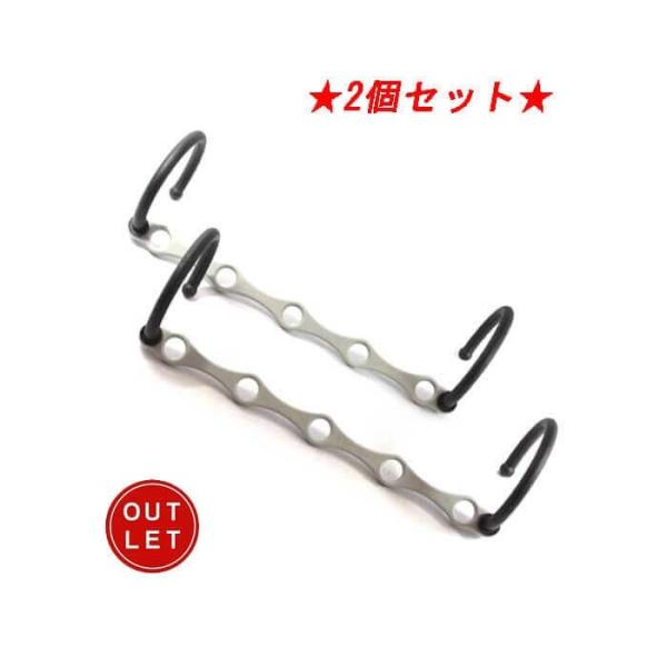 これぞ元祖ドイツ製スペースセイバーハンガーです！クローゼットの省スペースに大活躍のスペースハンガー♪グラスファイバー入りの強化バージョン・マジックハンガーで、折れにくくなっています！２個セットでお得です♪【スペースセイバー・マジックハンガー...
