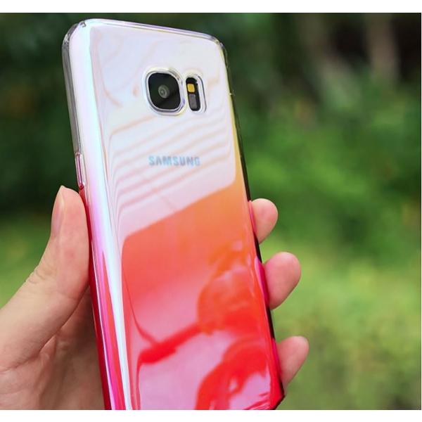 ・激安 大人気！オーロラブルーに見える変色、グラデーションTPU サムスン ギャラクシー S7edgeのケースです・角度によってオーロラブルーカラーの光が反射されます。とても綺麗なケースです　*一部の写真はiphoneのもので代用しておりま...