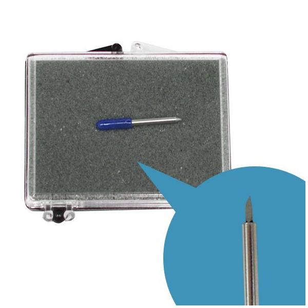 サンドブラスト用替刃です。フリクションフィード、またはスプロケットフィードマシンによる薄いサンドブラストマスク及びステンシルのカッティング用です。