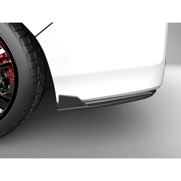 ステップワゴン スパーダ RP3 RP4 後期 リアマッドディフューザー エアロパーツです。平成29年9月〜令和4年5月までの後期型に装着できます。(画像と同形状の純正バンパーの車両に装着の方ができます。)新品ゲルコート黒仕上げになります。...