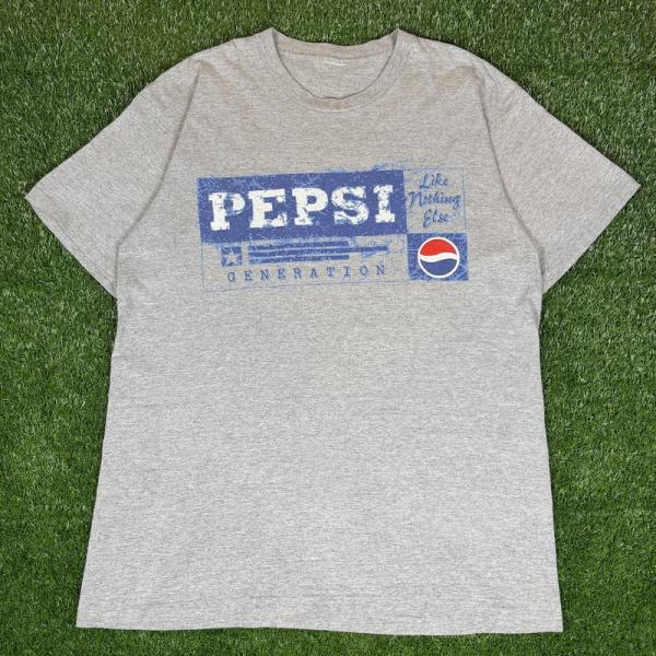 【アイテム】90s PEPSI ペプシ プリント 企業Tシャツ シングルステッチ メンズ サイズXL位 90年代 ヴィンテージ ビンテージ ストリート アメカジ 古着 b26032916【コンディション】・B　S→未使用または新品の商品（デ...