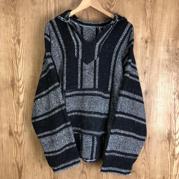 【アイテム】メキシコ製 90S VINTAGE メキシカンパーカー プルオーバーパーカー 黒 メンズXLサイズ位 90年代 アメカジ ビンテージ ヴィンテージ ストリート 古着 e24040206【コンディション】・CS→未使用または新品の...
