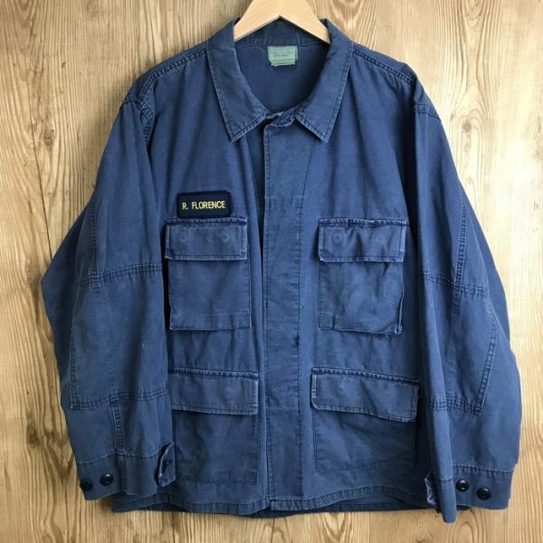 【アイテム】TRU SPEC BDUジャケット ミリタリージャケット リップストップ ネイビー 紺色 サイズ LARGE-REGULAR メンズ L位 VINTAGE ビンテージ ヴィンテージ ストリート アメカジ 古着 s24081719...