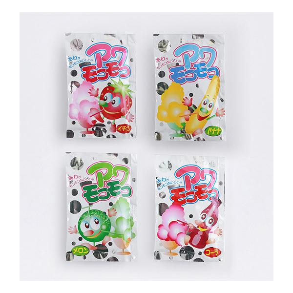 ☆味は【イチゴ・バナナ・メロン・コーラ】の４種のアソートです。■1個の商品サイズ：約135×70×5mm※1セットにストローが30本入っています。【あわもこもこ　泡もこもこ　駄菓子】