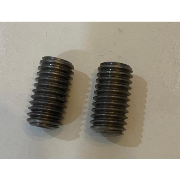 Odyssey PARENDS PC PLUG,Cult,Eclat Terch,Stolen ThermaliteなどのBMX プラスチック製でイモネジ で占めこんでいくタイプのバーエンド用チタン チタニウム六角ボルト イモネジ 2本M8...