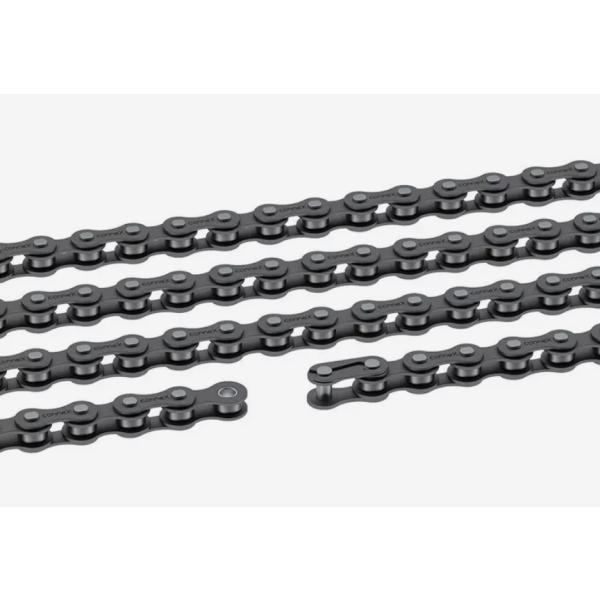 BMX またはピストバイク用の Wipperman 100 シングルスピード チェーン　厚歯　1/8"強度と耐久性を高めるスチール構造で、ドイツ製で精度が保証されています。スチール - 1/2 インチ x 1/8 インチピンの長さ: 9.2...