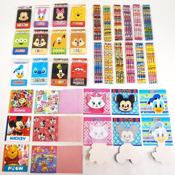 【商品番号】 No.16212　　ディズニー文具4種の三角くじ抽選会　（98名様用）【商品説明】 ディズニー文具抽選セットです。三角くじ・抽選箱もついていて、簡単すぐに抽選会が実施できます。【セット内容】景品　98個、三角くじ　98枚、抽選...