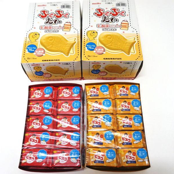 ぷくぷくたいやきとビスコの抽選イベントセット（140名様用）【商品番号】 No.21086【商品説明】 クジと抽選箱が付いているのですぐに抽選会ができるセットです。お子様に喜ばれる景品のセットです町内会のイベントや、お店でのイベント、子供会...