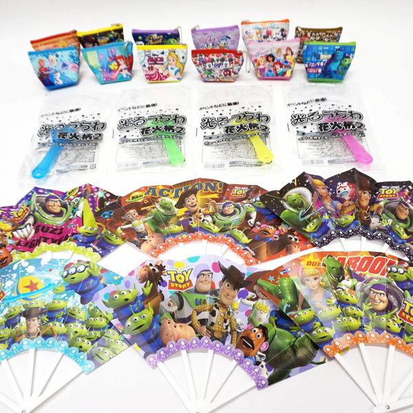 光るうちわ・トイストーリー扇子・ディズニーポーチ　なんでも抽選会　48名様用【商品番号】 No.2278【商品説明】 ディズニーキャラクターグッズや、ピカピカ光るうちわなどなんでもグッズの抽選会セットです。三角くじと抽選箱が付いているのです...
