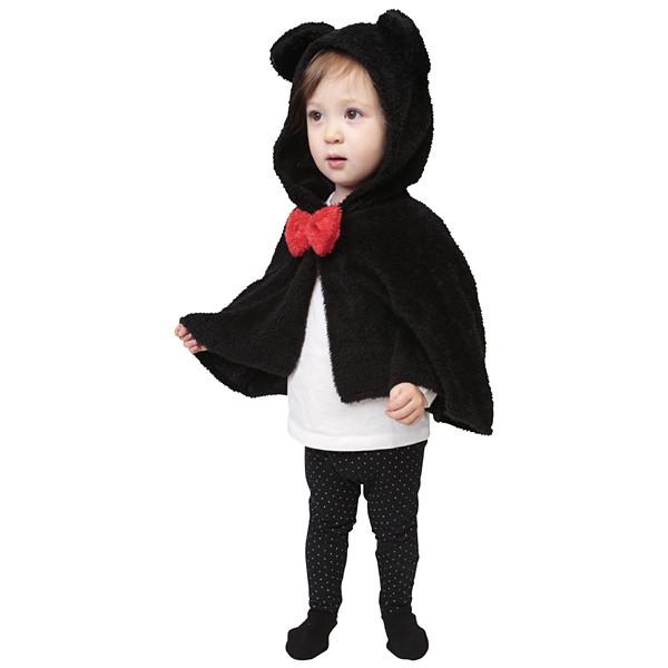 ハロウィンコスチューム　もこもこキャットケープ Baby【商品番号】 No.29770【商品説明】 肌触りの良いふわもこ素材が気持ち良い♪気軽に着られるマントタイプのコスチューム。洗えてお手入れ簡単なのも嬉しいポイントです。ゆったりサイズな...