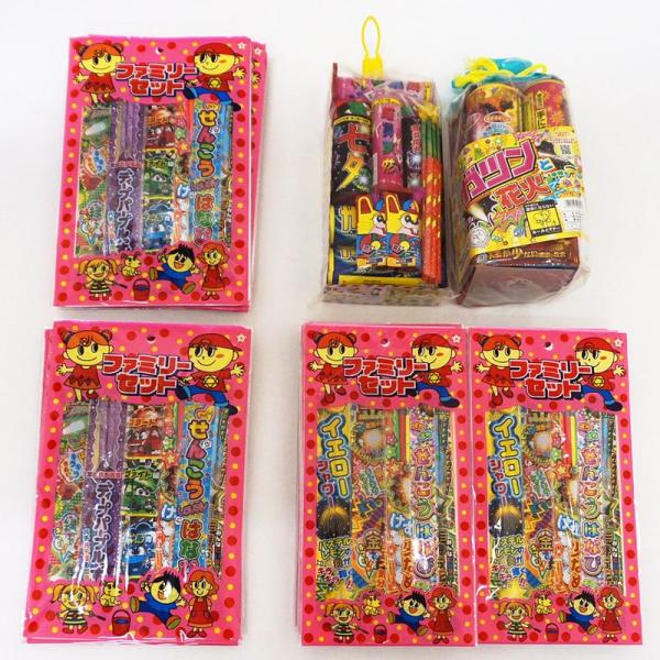 ガツンと花火ファミリーセット抽選会　32名様用【商品番号】 No.6337【商品説明】 三角くじと抽選箱が付いているのですぐに抽選会ができるセットです。ご家庭で楽しめる花火のセットで、夏のイベントにぴったり☆町内会のイベントや、お店でのイベ...