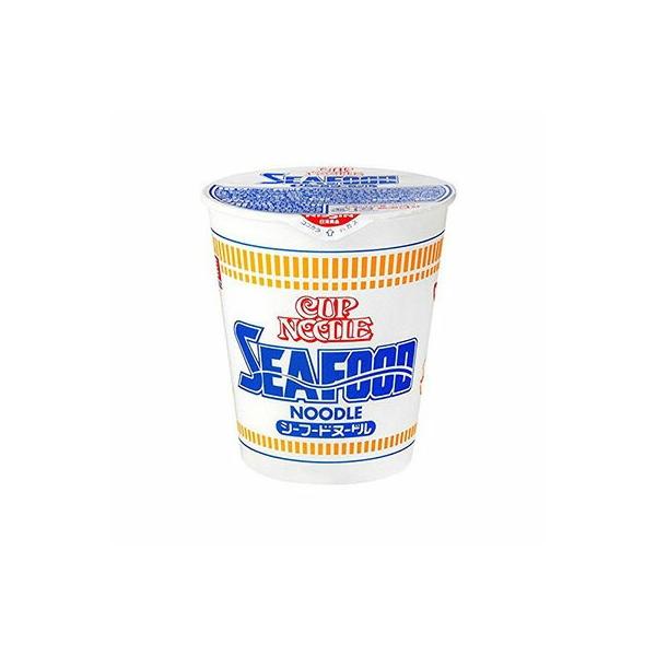 　[ 商品説明 ]シーフードのうまみとコクがある白濁スープ独特のつるみのあるめんに、ポークと魚介のコクのあるスープ。具材は、ほぼイカ、イカ、カニ風味カマボコ、スクランブルエッグ、キャベツ、ネギ。