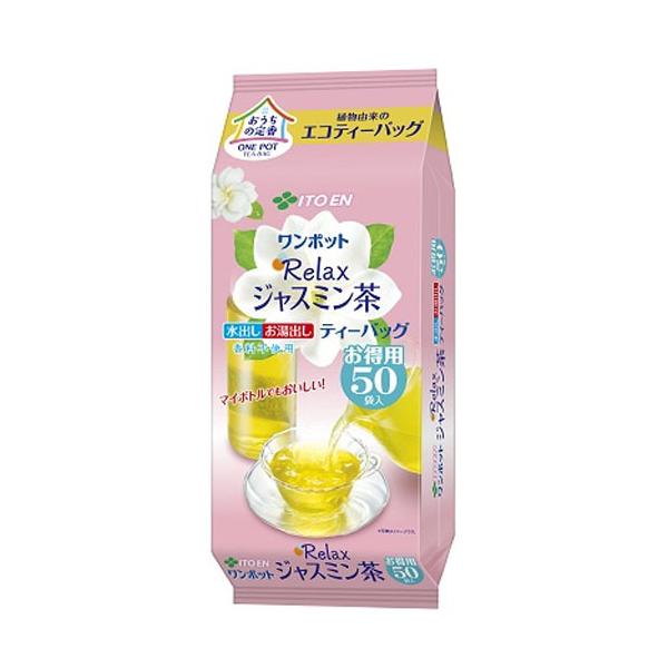 【商品説明】　伊藤園オリジナルのジャスミン茶葉をブレンドした、心地よい香りが楽しめるジャスミン茶です（香料不使用）。植物由来の生分解性フィルターを採用した、環境にやさしいエコティーバッグです。水出し、お湯出しでたっぷり手軽に作れるポット用の...