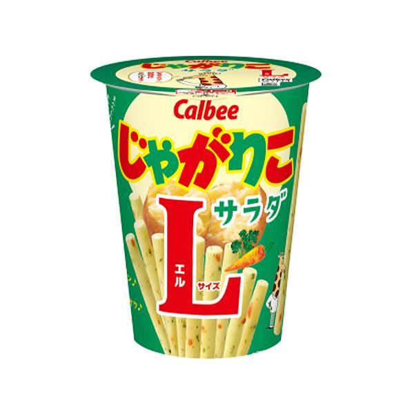 （商品説明）LongでLarge！「もうちょっと！」の気持ちにこたえたLサイズのじゃがりこです。じゃがりこは独自の製法で“はじめカリッとあとからサクサク”の心地よい食感が楽しめます。にんじんとパセリを練りこみ、素材そのままの美味しさが味わえ...