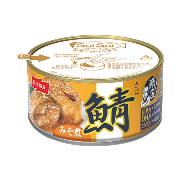 【商品説明】日本で水揚げされたさばを使用して、国内の工場で生産しています。ふっくらとした食感と、調味料にこだわってまろやかな味わいに仕上げました。そのまま召しあがっても、料理の素材としてもお使いいただけます。１缶（180g）当たりEPA1,...