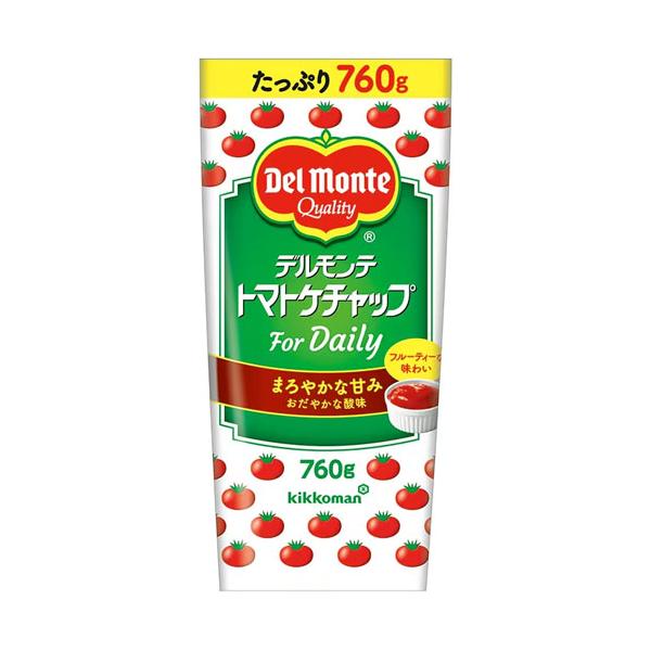 [ 商品説明 ]ファミリー向けのつけ、かけ、調理と全てにお使いいただけるトマトケチャップです。おだやかな酸味とまろやかな甘みが特徴です。フルーティーな味わいをお楽しみください。[ 原材料 ]トマト（輸入）、糖類（ぶどう糖果糖液糖、砂糖）、醸...
