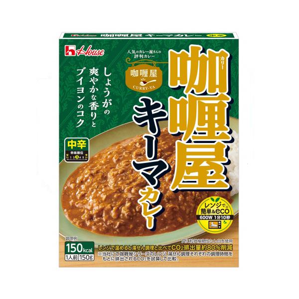 【商品説明】野菜・ブイヨンをじっくり煮込んだコクに、オリジナルにブレンドした２９種類のスパイスの香りが広がるキーマカレーです。しょうがと黒胡椒の爽やかな香りが特徴的です。※粒状植物性たん白を使用【原材料】鶏肉、牛脂豚脂混合油、小麦粉、粒状植...