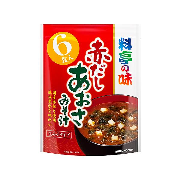 好評の徳用料亭の味シリーズに「赤だしあおさ」が登場。コクのある赤だしに香り高いあおさを合わせました。■原材料　 調味みそ[豆みそ（国内製造）、米みそ、還元水飴、　 食塩、砂糖、かつおエキス、かつお節粉末、　 たん白加水分解物、宗田かつお節粉...
