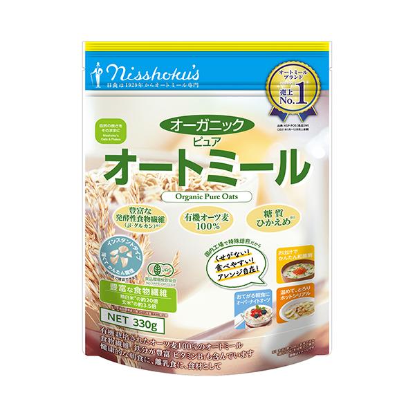 (商品説明)有機栽培されたオーツ麦100%のオートミール。オートミールは発酵性食物繊維（β-グルカン）が豊富※に含まれ、糖質ひかえめ※で、その他に、鉄分やたんぱく質、ビタミンB1、2種類の食物繊維（水溶性及び不溶性）が含まれており、体にやさ...