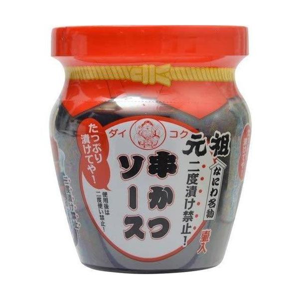 [ 商品説明 ]大阪名物「二度漬け禁止」の串かつソースです。塩分や香辛料を控え、たっぷり漬けてもまろやかな甘みが楽しめます。辛味が強くないので、お子様にも安心して召し上がっていただけます。[ 原材料 ]糖類(砂糖、果糖ぶどう糖液糖)、醸造酢...