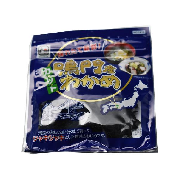 【商品説明】簡単！！2〜５分ですぐにたべられます。【原材料】湯通し塩蔵わかめ（鳴門水域産）【栄養成分表】可食部10ｇあたり　エネルギー13.80kcal、たんぱく質1.80ｇ、脂質0.40ｇ、炭水化物4.18ｇ、食塩相当量2.41ｇ
