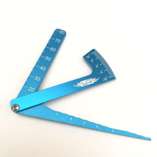メンテナンス用品！アルミ製キャンバー&amp;ハイトゲージです。キャンバーは±10°まで測ることが可能です。ハイトゲージは0.5mm単位で7mmまで測ることが可能です。80mmのゲージがついています！