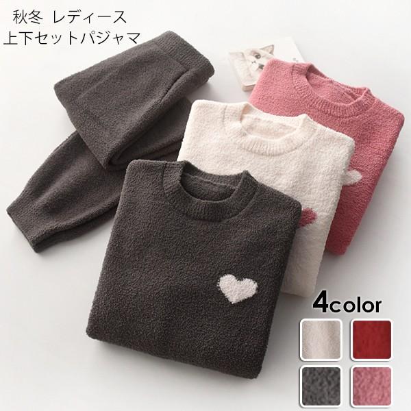 [ セット内容 ]上下セットパジャマ（記載のないアクセサリー、小物等は付属しません）[ カラー ]ホワイト/グレー/ピンク/レッド[ 素材 ]ポリエステル[ サイズ ](cm)フリーサイズ/着丈68 バスト114 肩幅54 袖丈52 ズボン...