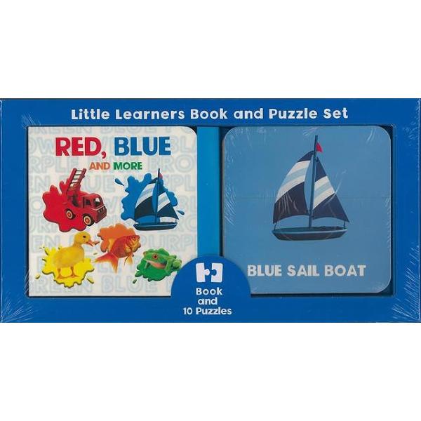 Ｂｏｏｋ　ａｎｄ　１０　Ｐｕｚｚｌｅｓ　 　 　Ｉｍｐｏｒｔ１９リトルラーナーズブックと１０個のパズルセット：赤、青、その他、色について学ぶための本。最初の単語を一致させる１０個の２ピースパズル。洋書です。※出版年数の古いバーゲンブック本の...