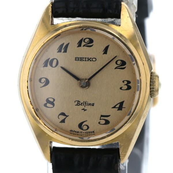 セイコー SEIKO K18 金無垢 17-0750 手巻き式 ゴールド 文字盤 2 セイコー SEIKO K18 金無垢 17-0750 手巻き式 ゴールド 文字盤 2