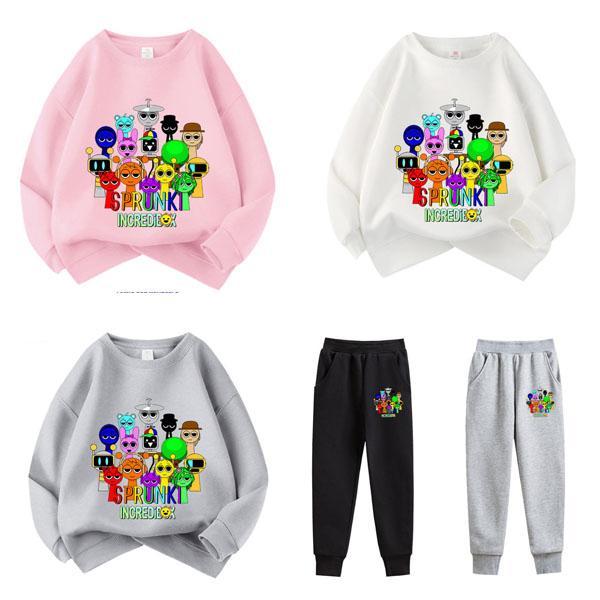 新品未使用送料無料 10色 新品スプランキー 子供服 長袖 パーカー sprunki plush 秋冬 アイテム トップス 男の子 女の子 丸い襟 可愛い キッズ グッズ 子供服 誕生日 グッズ プレゼント 薄め仕様、厚め仕様◆カラー：写真...