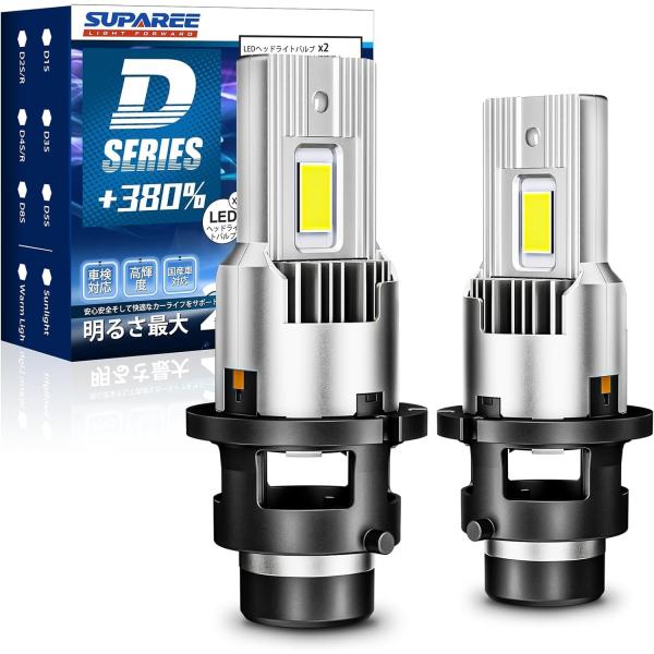 【業界最新アップグレード版】D2S LED ヘッドライトを交換すると、後ろ部分が大きくて、防塵カバーを交換してしないといけません？HIDをLED化にしたいが、LEDのカッドラインが暗区あり、車検は全然ダメ？SUPAREE D2S LEDヘッ...