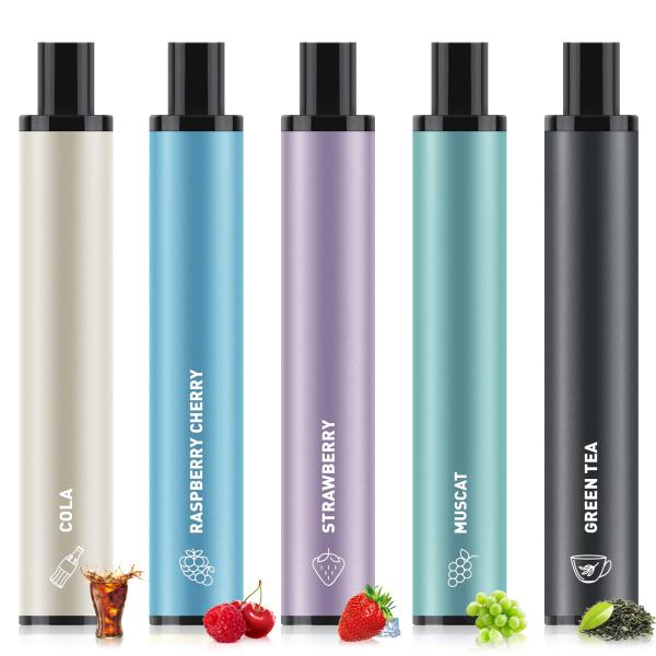 ＜DBL STICK PLUS使い捨て電子たばこ＞プラスバージョンは味わいや煙量がより豊富、さらに吸引回数を7500回に増加！爆煙で長持ち！超厳選5風味セット：(1)マスカット、(2) ラズベリーチェリー、(3)いちごシャーベット、(4)コ...