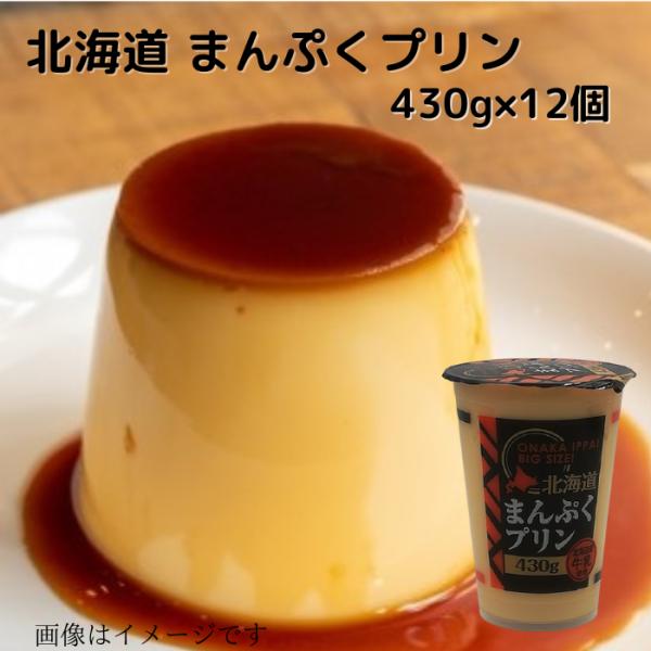 ・品名：生菓子（北海道まんぷくプリン）・内容量：430ｇ・賞味期限：製造日より6ヵ月・保存方法：直射日光、高温多湿の場所を避けて保存してください・原材料名：砂糖、乳等を主要原料とする食品、卵、脱脂粉乳、牛乳/ゲル化剤（加工でんぷん粉、増粘多...