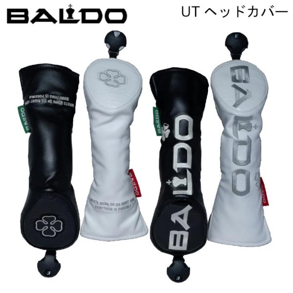 BALDO ORIGINAL HEAD COVER BALDO &amp; CLOVERBALDO刺繍タイプとクローバーアップリケタイプのそれぞれブラックとホワイトからお選びいただくことができます。BALDO専用のヘッドカバー。［モデル］B...