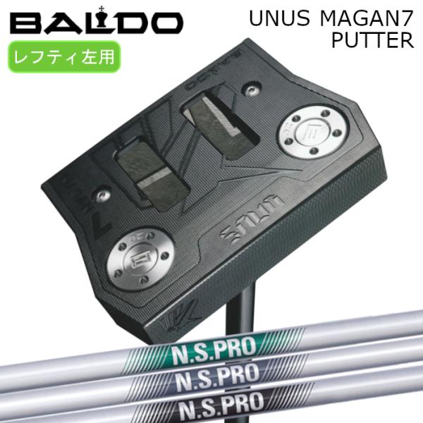 メーカー/商品ヘッド：BALDO UNUS MAGAN7 PUTTER レフティシャフト：NIPPONSHAFT N.S.PRO PUTTER長さは、シャフトカットの長さです。モニターの発色の具合によって色合いが異なる場合がございます。長さ...