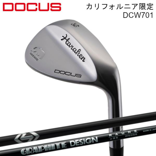 ヘッド　：DOCUS DCW701 WEDGE カリフォルニア 限定モデルシャフト：GRAPHITEDESIGN RAUNE WEDGEグリップ：elitegrips X360 RUBBERドゥーカス ウェッジ DCW701 カリフォルニア...