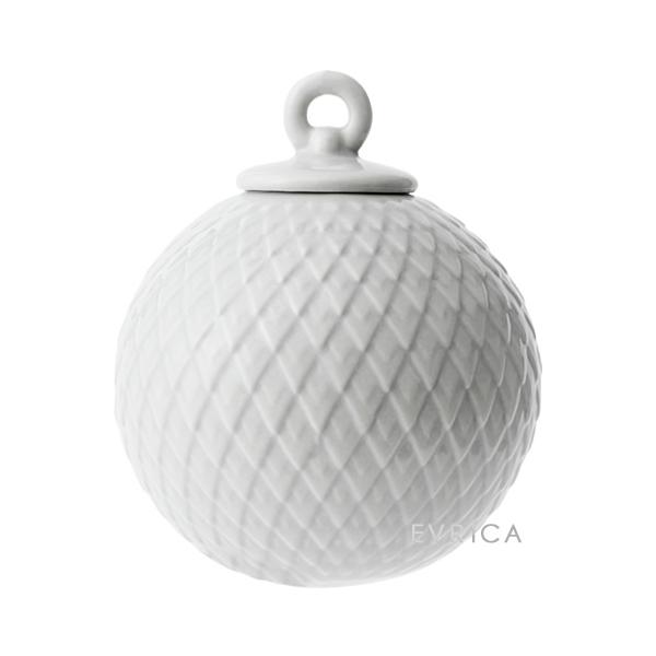 ★ Lyngby Porcelaenリュンヒ&amp;#12441;ュー ホ&amp;#12442;ーセリンRHOMBE BAUBLES ロンボ バブル1961年よりデザインに使用されていた菱形模様のパターンがオーナメントに繊細に施されまし...